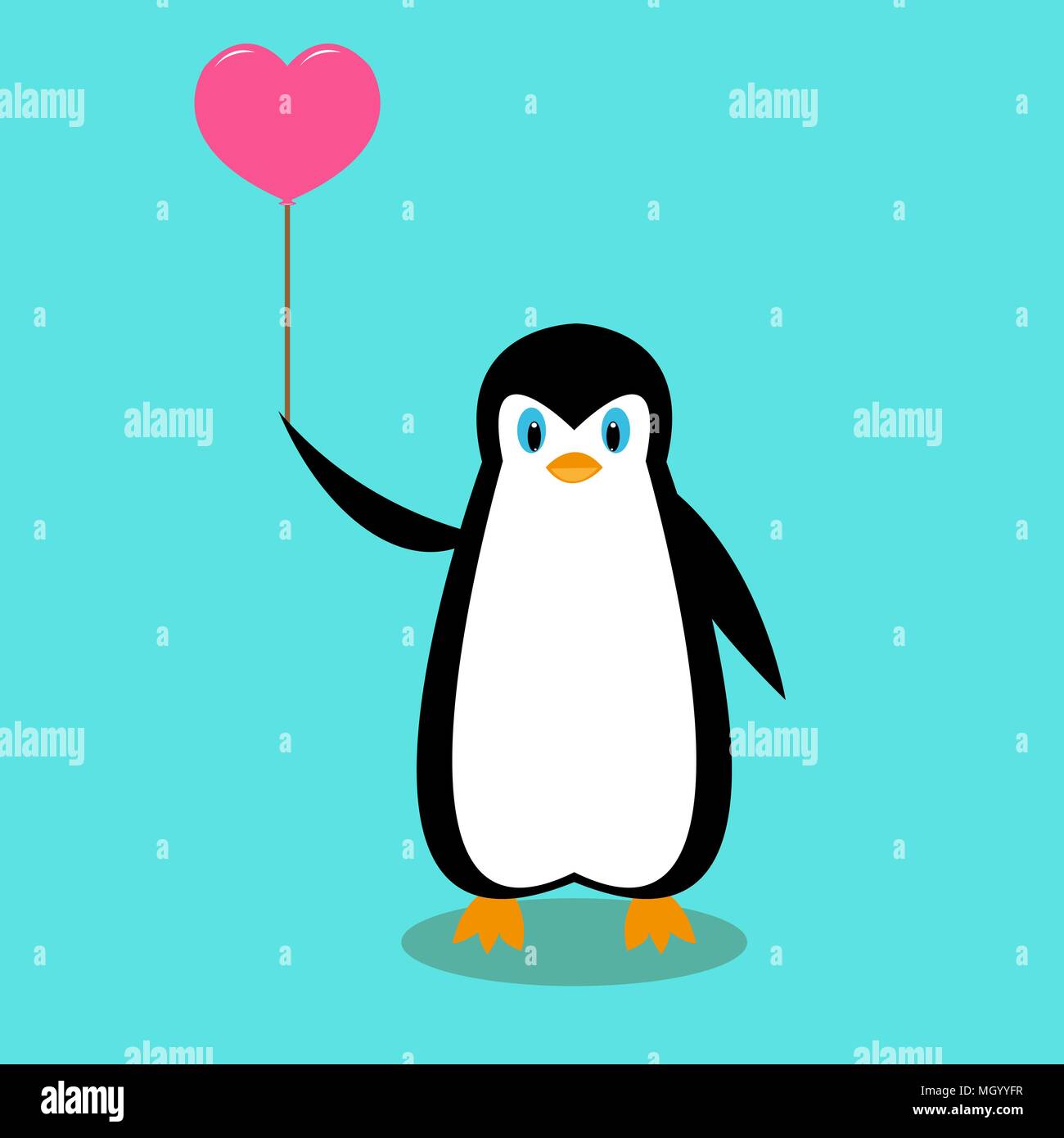 Cartoon penguin Stock Vector Images - Alamy
