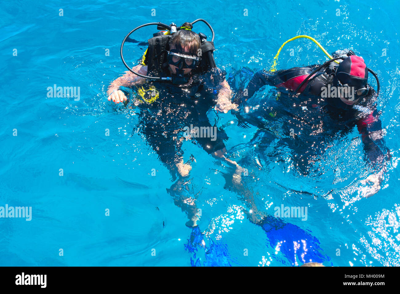 Underwater woman teacher hi-res stock photography and images - Alamy