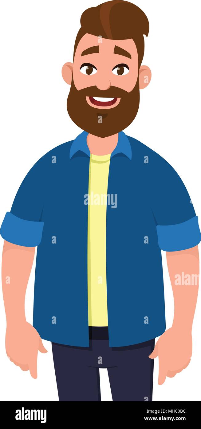 Young people look happy Stock Vector Images - Alamy