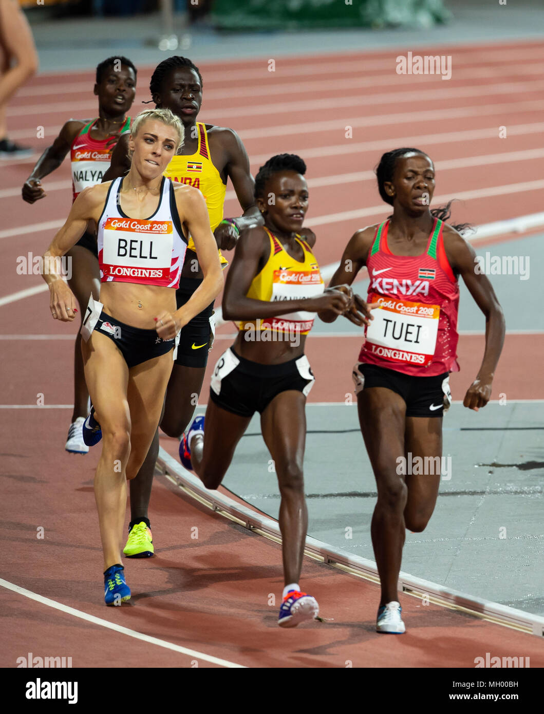 Women's 800m Final-Commonwealth Games 2018 Stock Photo - Alamy