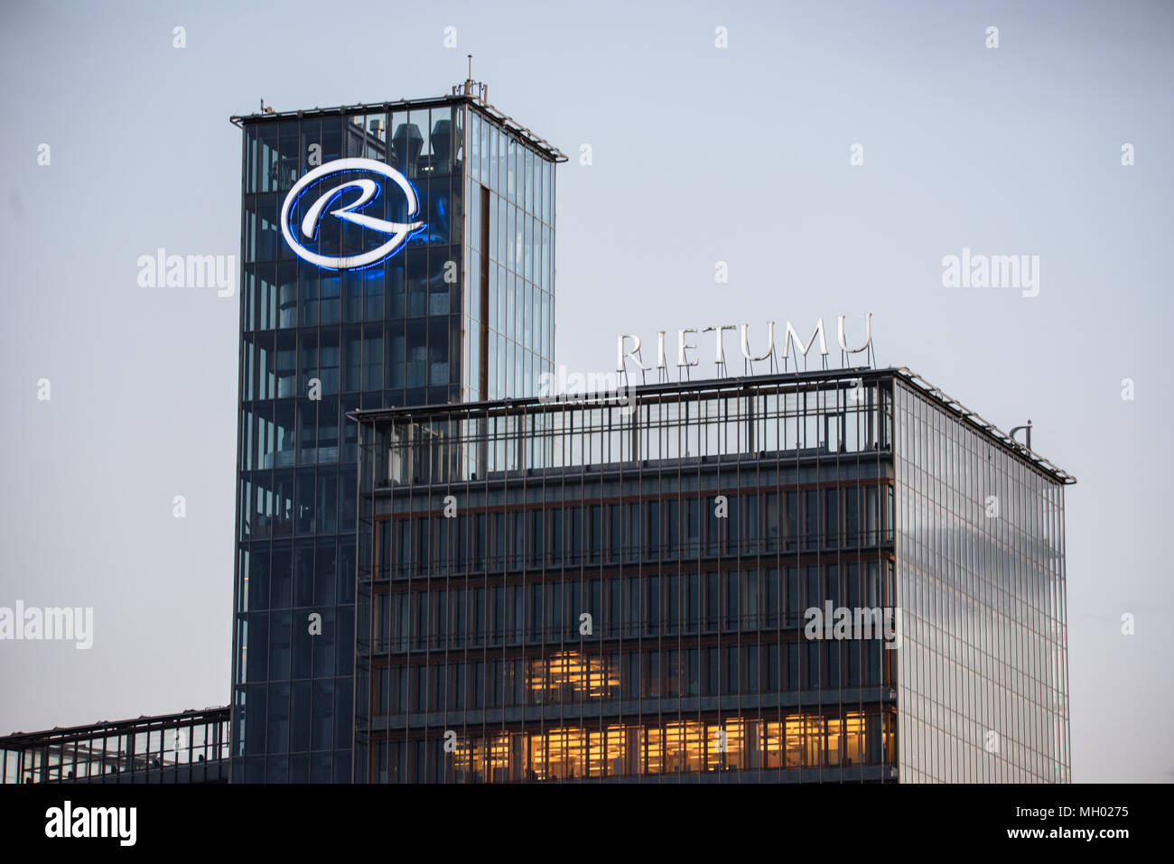 Bank facade riga hi-res stock photography and images - Alamy