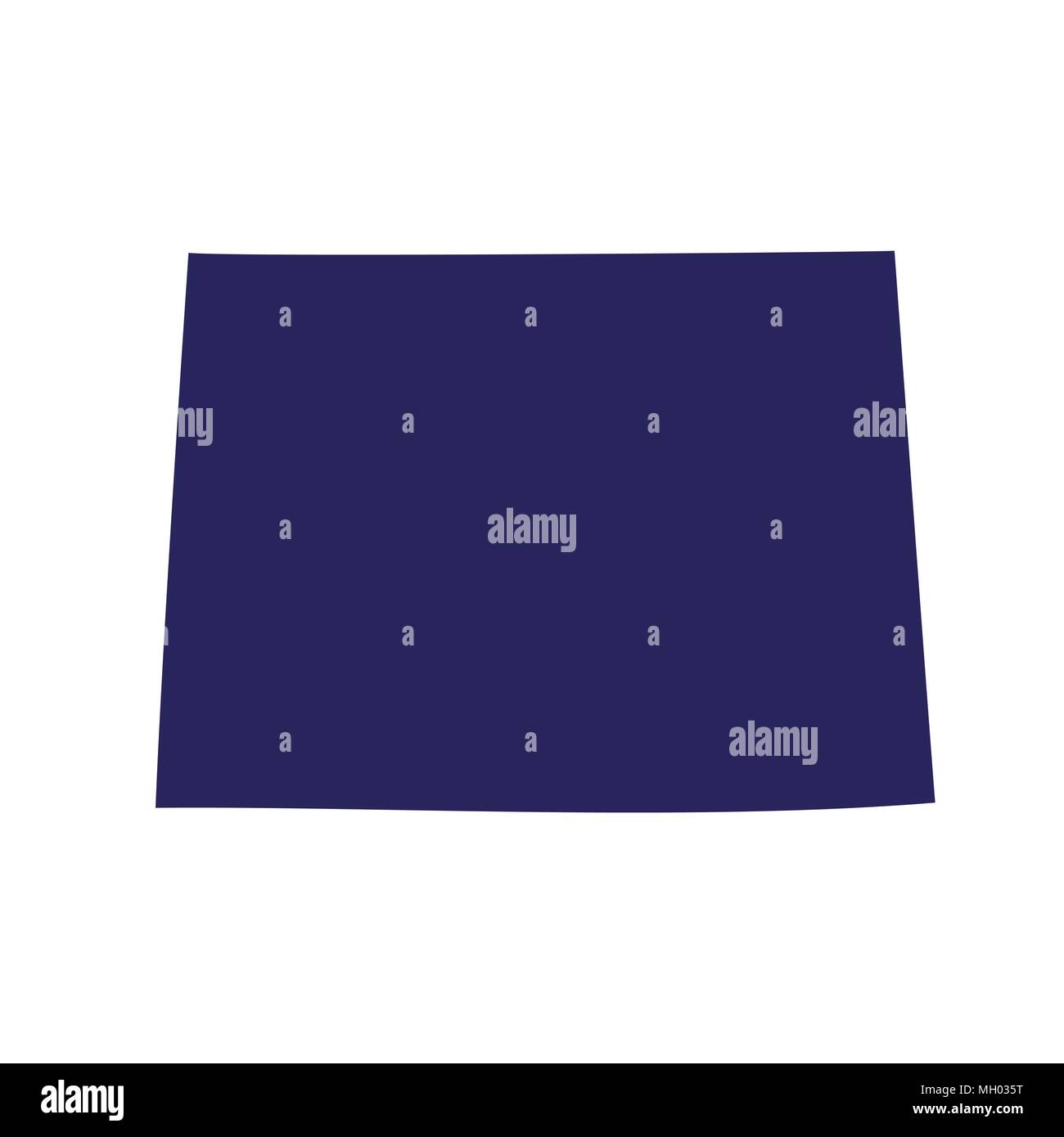 Wyoming usa map vector Stock Vector Images - Alamy