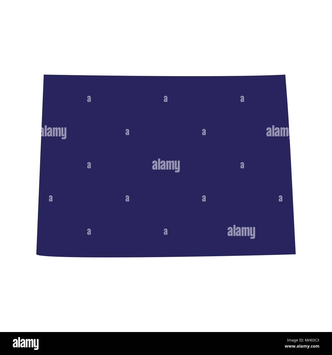 Colorado state map hi-res stock photography and images - Alamy