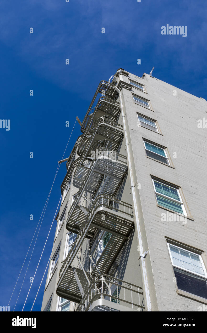 External escape stairs hi-res stock photography and images - Alamy