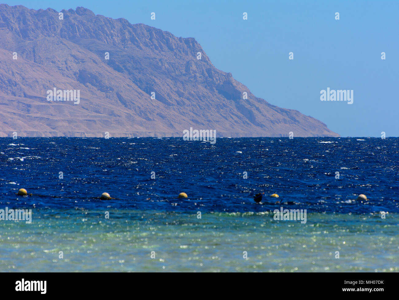 Elevated above sea level, beautiful coral reefs the form mountains and ...