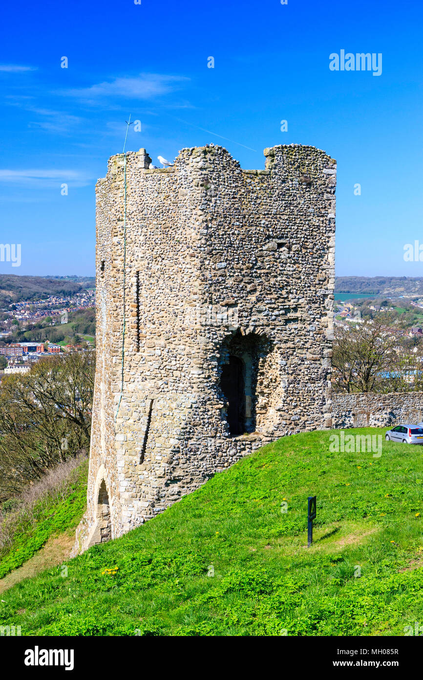 Dover castle, England. Colton's gate, built by King John, gateway and ...