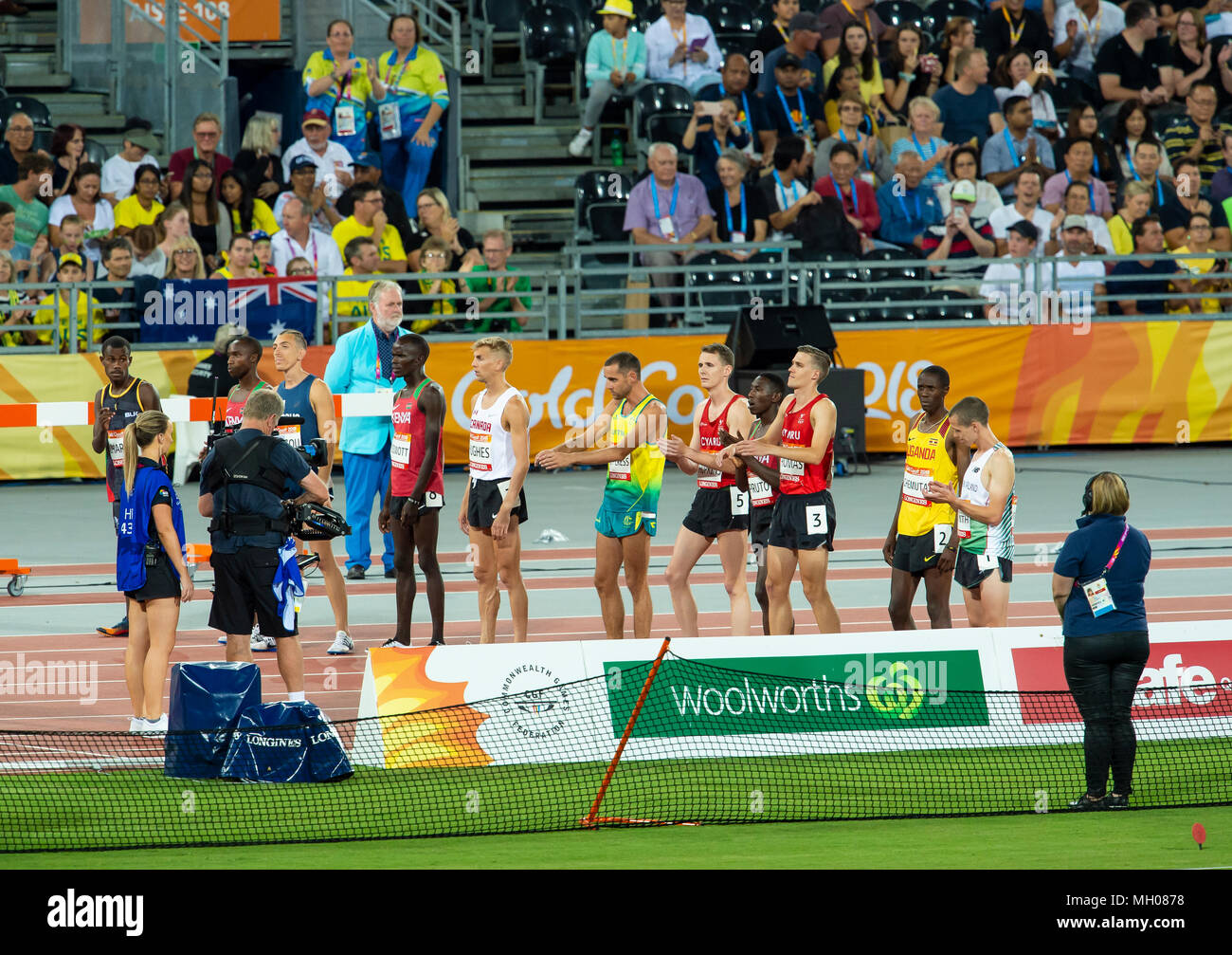 Men's 3000m Steeplechase Final-Commonwealth Games 2018 Stock Photo - Alamy