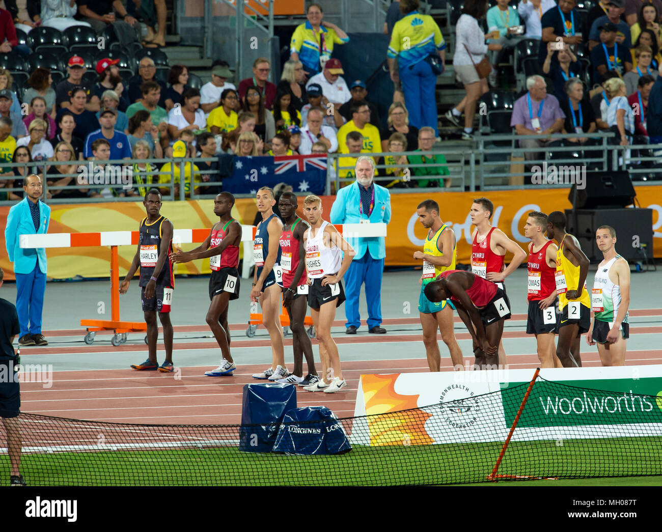 Men's 3000m Steeplechase Final-Commonwealth Games 2018 Stock Photo - Alamy