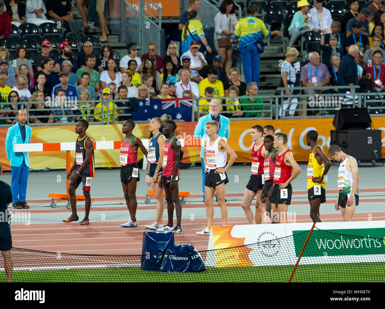 Men's 3000m Steeplechase Final-Commonwealth Games 2018 Stock Photo - Alamy