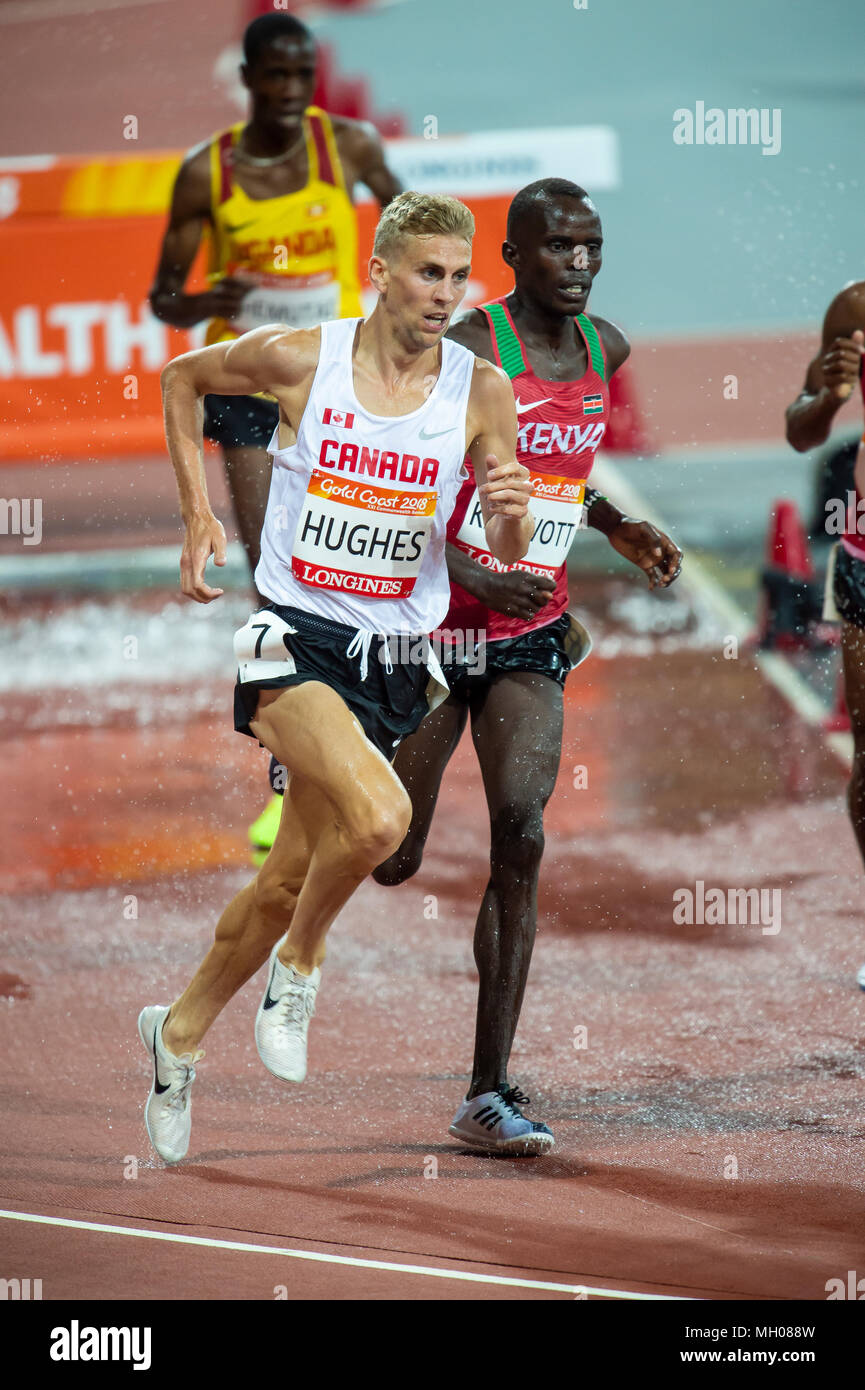Men's 3000m Steeplechase Final-Commonwealth Games 2018 Stock Photo - Alamy