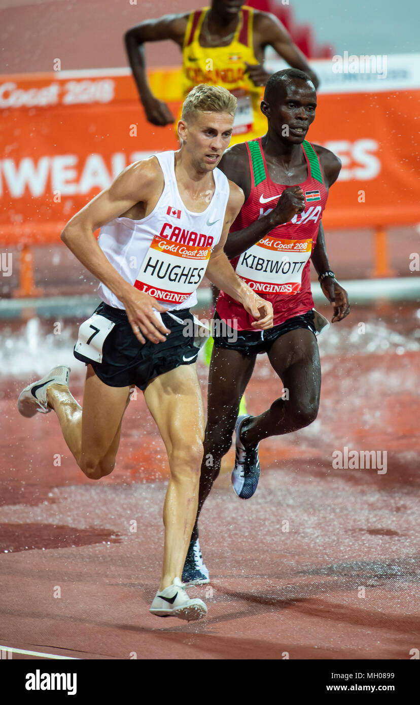 Men's 3000m Steeplechase Final-Commonwealth Games 2018 Stock Photo - Alamy