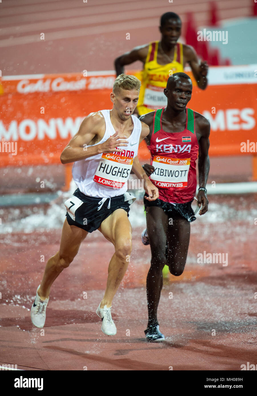 Men's 3000m Steeplechase Final-Commonwealth Games 2018 Stock Photo - Alamy