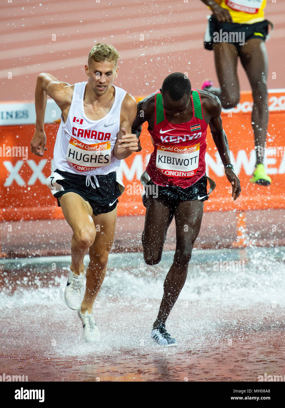 Men's 3000m Steeplechase Final-Commonwealth Games 2018 Stock Photo - Alamy