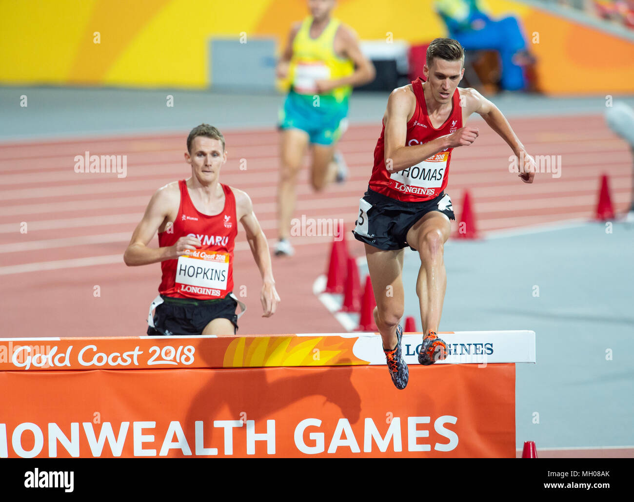 Men's 3000m Steeplechase Final-Commonwealth Games 2018 Stock Photo - Alamy