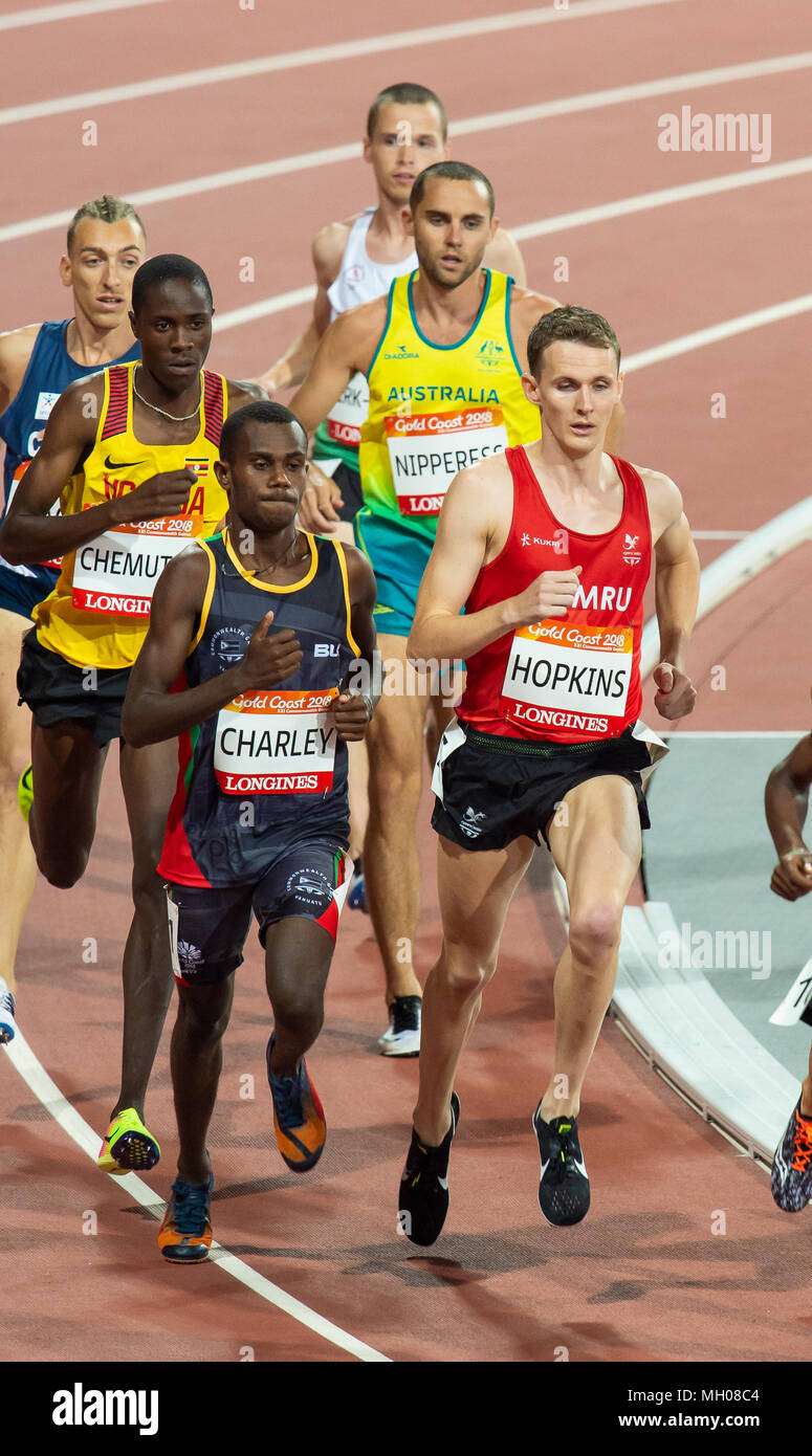 Men's 3000m Steeplechase Final-Commonwealth Games 2018 Stock Photo - Alamy