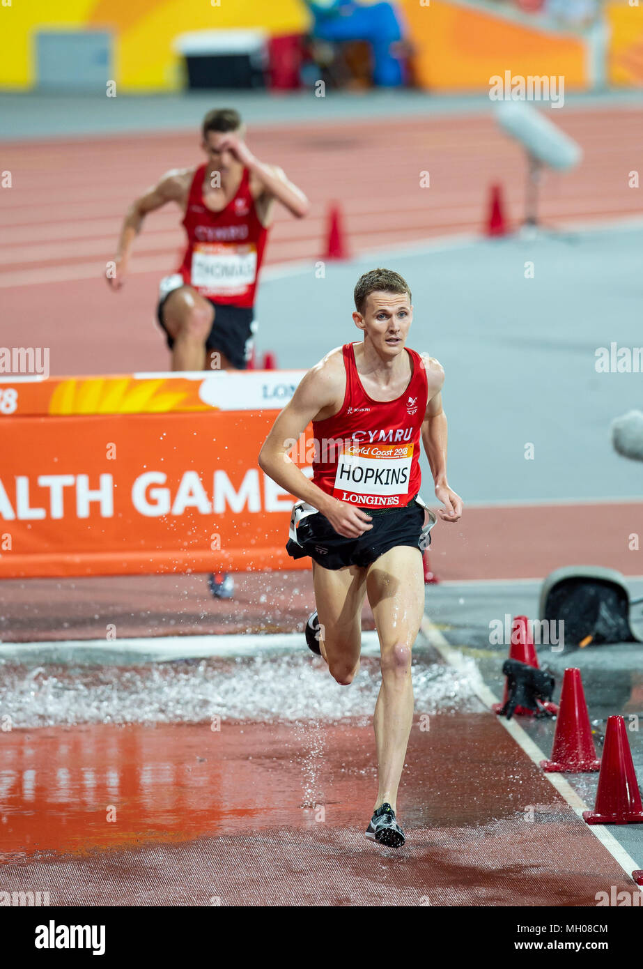 Men's 3000m Steeplechase Final-Commonwealth Games 2018 Stock Photo - Alamy