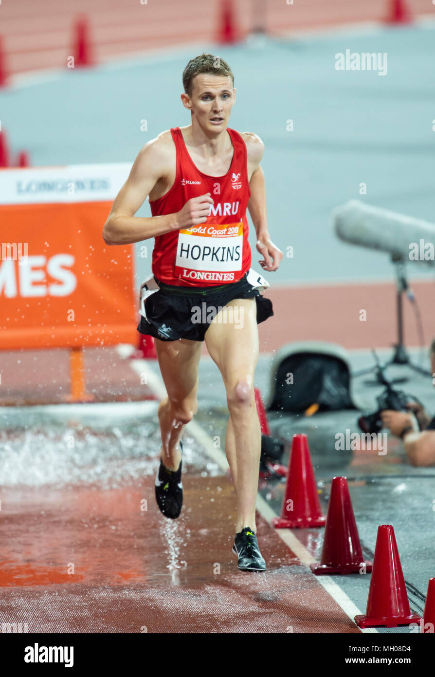 Men's 3000m Steeplechase Final-Commonwealth Games 2018 Stock Photo - Alamy