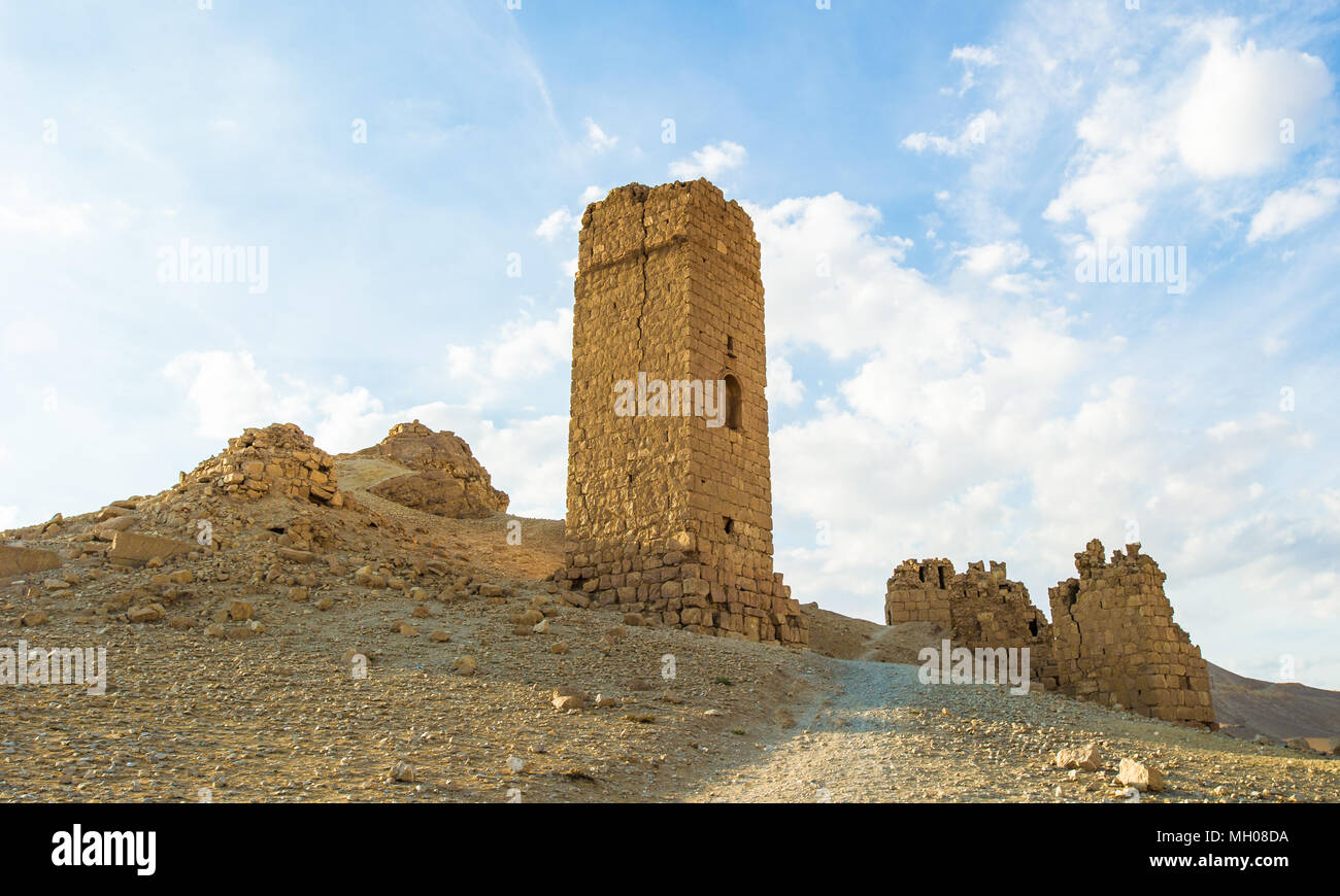 Syria palmyra tower tomb hi-res stock photography and images - Alamy