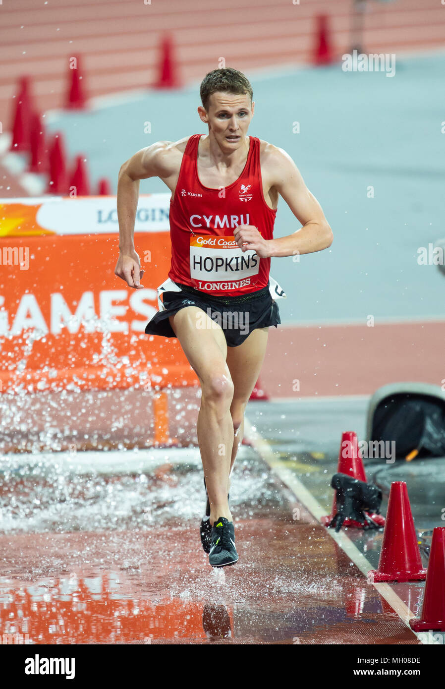 Men's 3000m Steeplechase Final-Commonwealth Games 2018 Stock Photo - Alamy