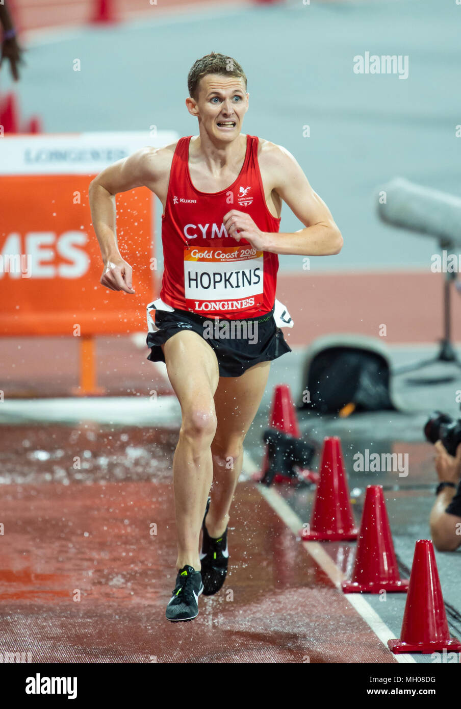 Men's 3000m Steeplechase Final-Commonwealth Games 2018 Stock Photo - Alamy