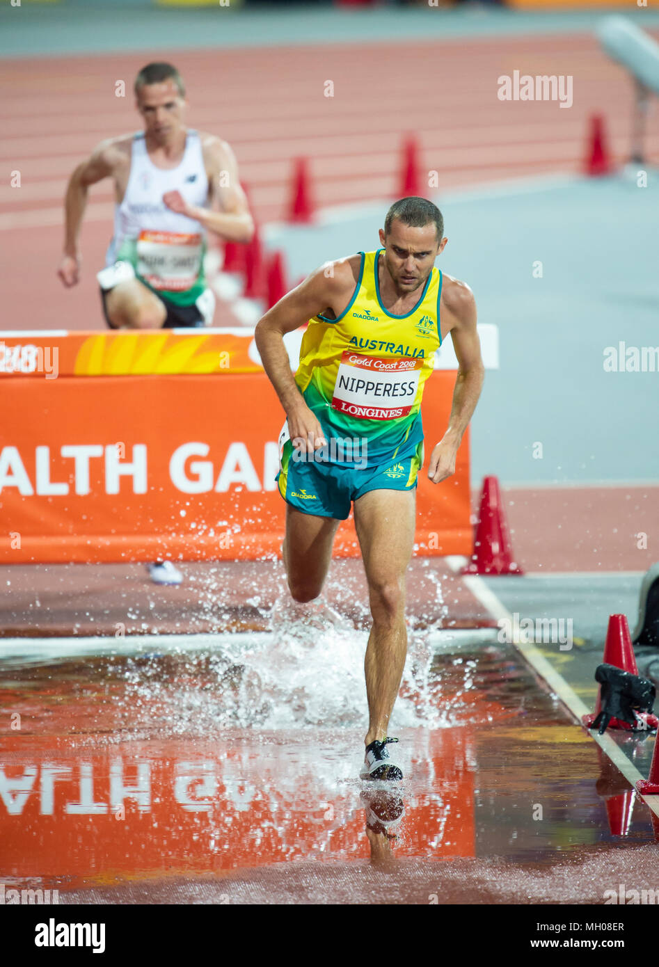 Men's 3000m Steeplechase Final-Commonwealth Games 2018 Stock Photo - Alamy