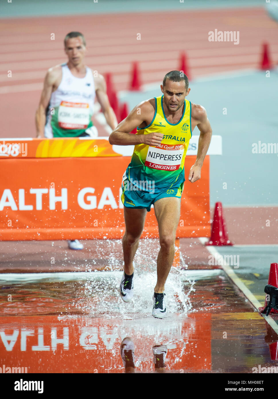 Men's 3000m Steeplechase Final-Commonwealth Games 2018 Stock Photo - Alamy