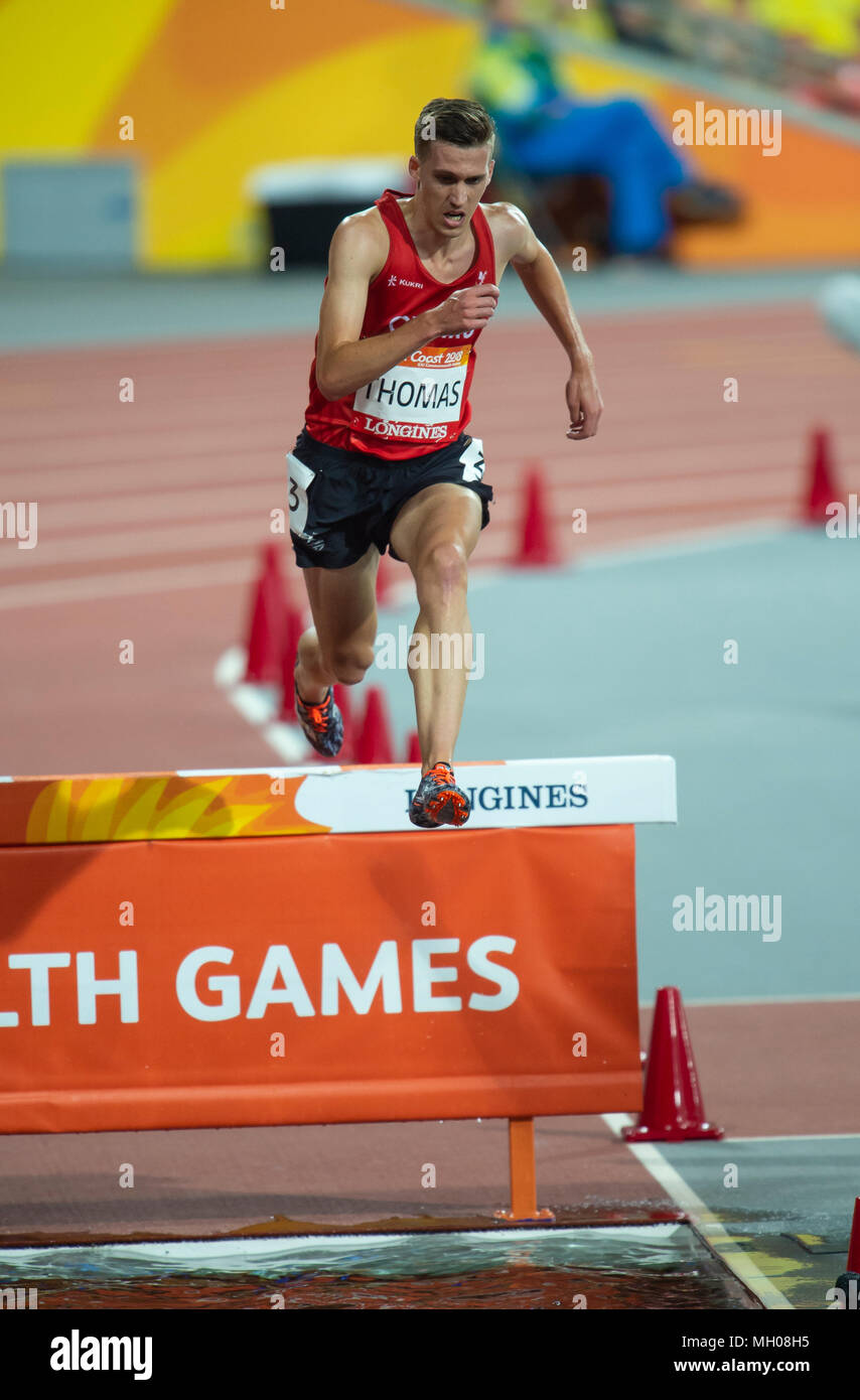 Men's 3000m Steeplechase Final-Commonwealth Games 2018 Stock Photo - Alamy