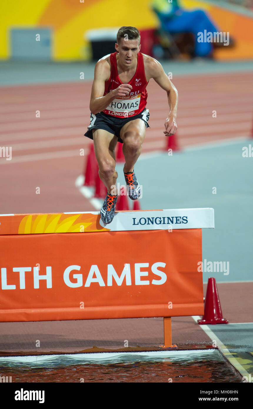 Men's 3000m Steeplechase Final-Commonwealth Games 2018 Stock Photo - Alamy