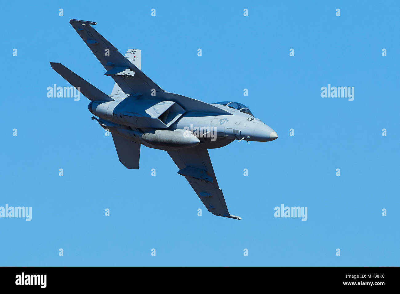 Close Up View Of A United States Navy F/A-18F Super Hornet Jet Fighter ...