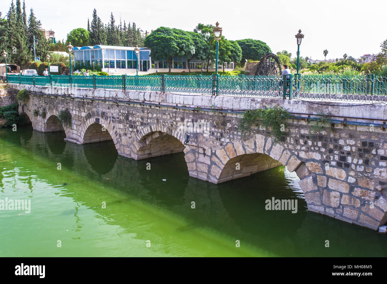 Bridge of the Hama, Syria Stock Photo - Alamy