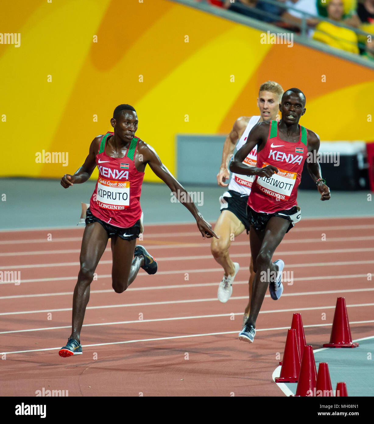 Men's 3000m Steeplechase Final-Commonwealth Games 2018 Stock Photo - Alamy