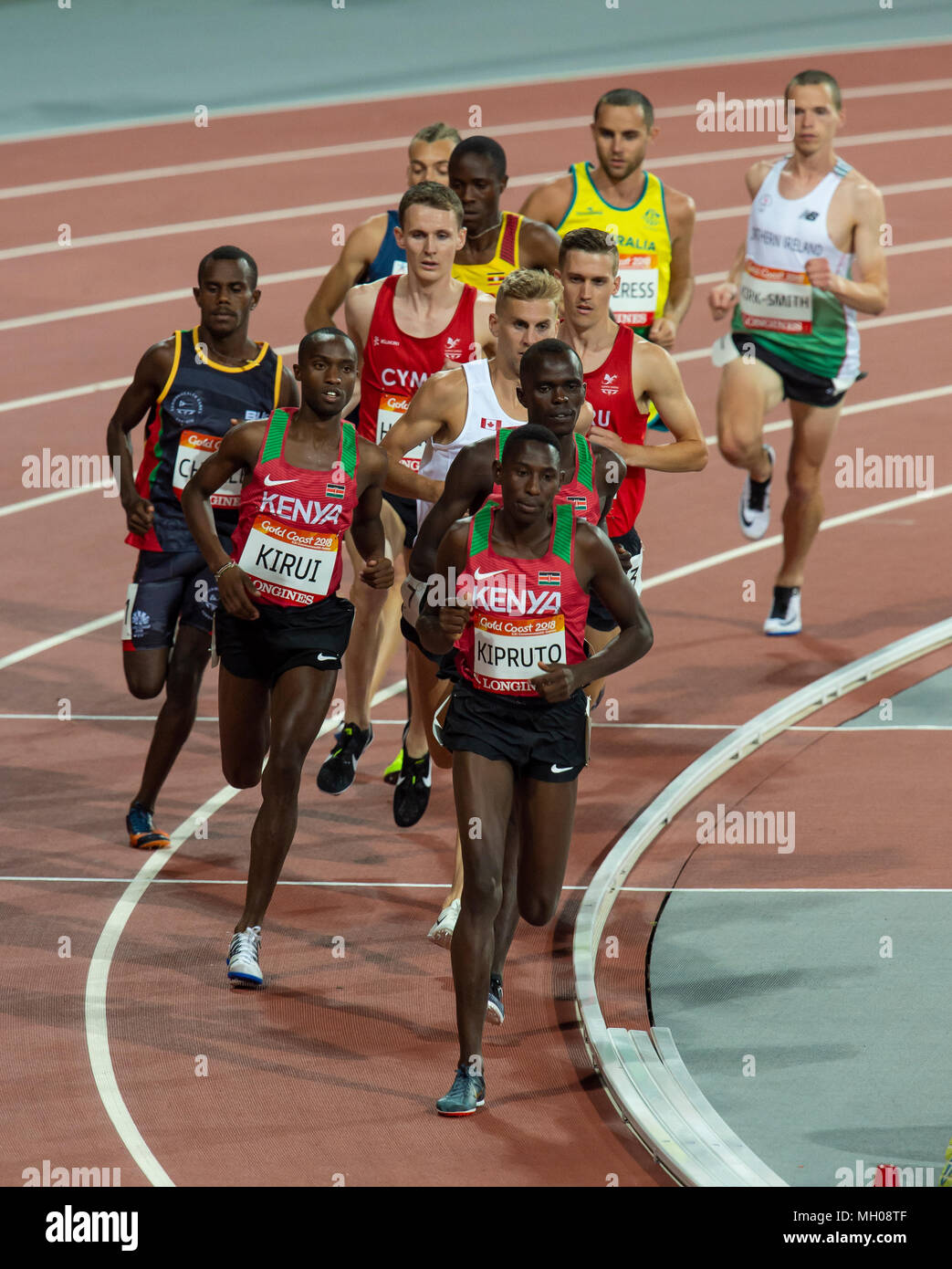 Men's 3000m Steeplechase Final-Commonwealth Games 2018 Stock Photo - Alamy