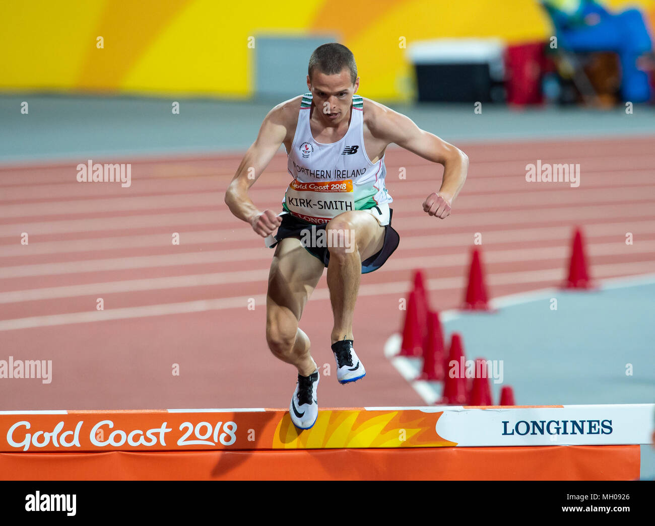 Men's 3000m Steeplechase Final-Commonwealth Games 2018 Stock Photo - Alamy