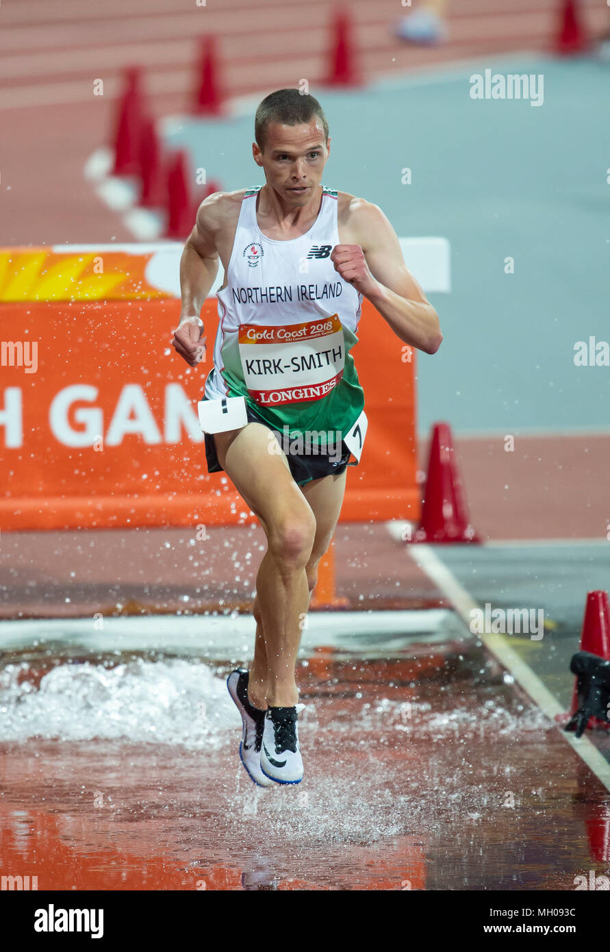 Men's 3000m Steeplechase Final-Commonwealth Games 2018 Stock Photo - Alamy