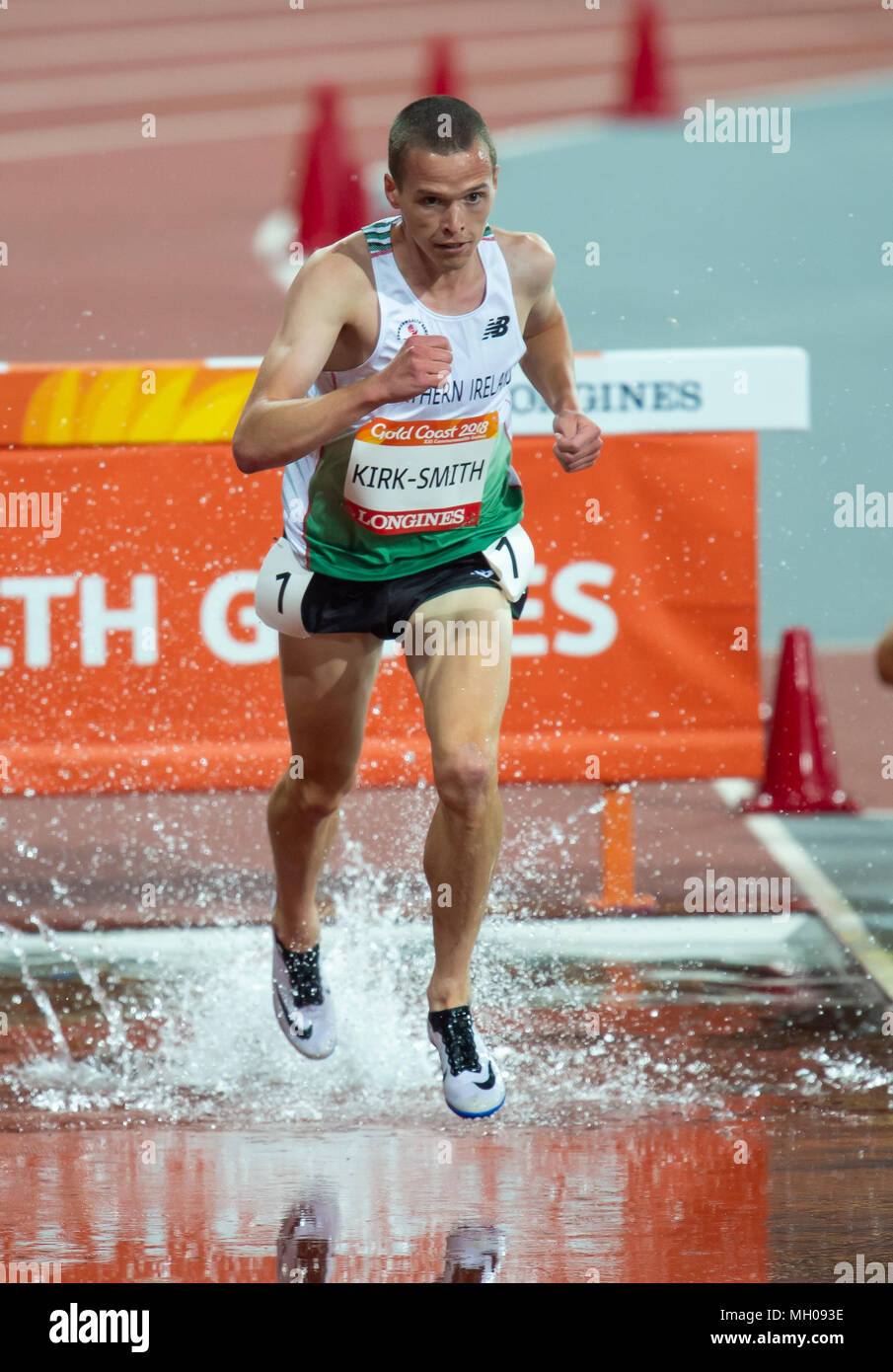 Men's 3000m Steeplechase Final-Commonwealth Games 2018 Stock Photo - Alamy