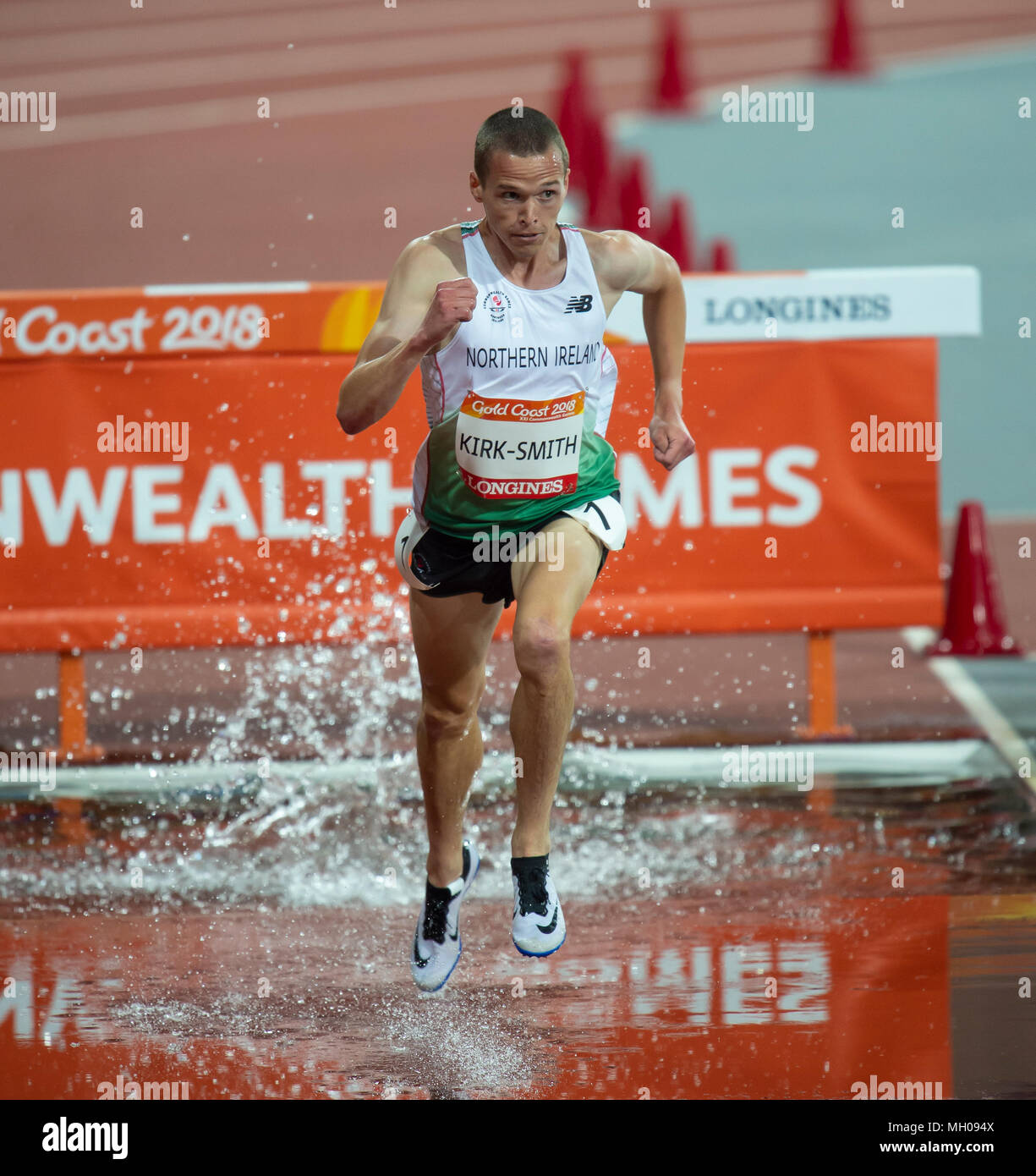 Men's 3000m Steeplechase Final-Commonwealth Games 2018 Stock Photo - Alamy