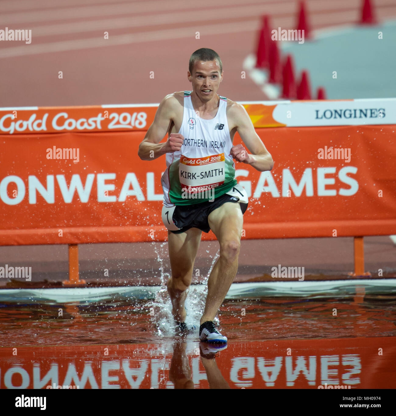 Men's 3000m Steeplechase Final-Commonwealth Games 2018 Stock Photo - Alamy