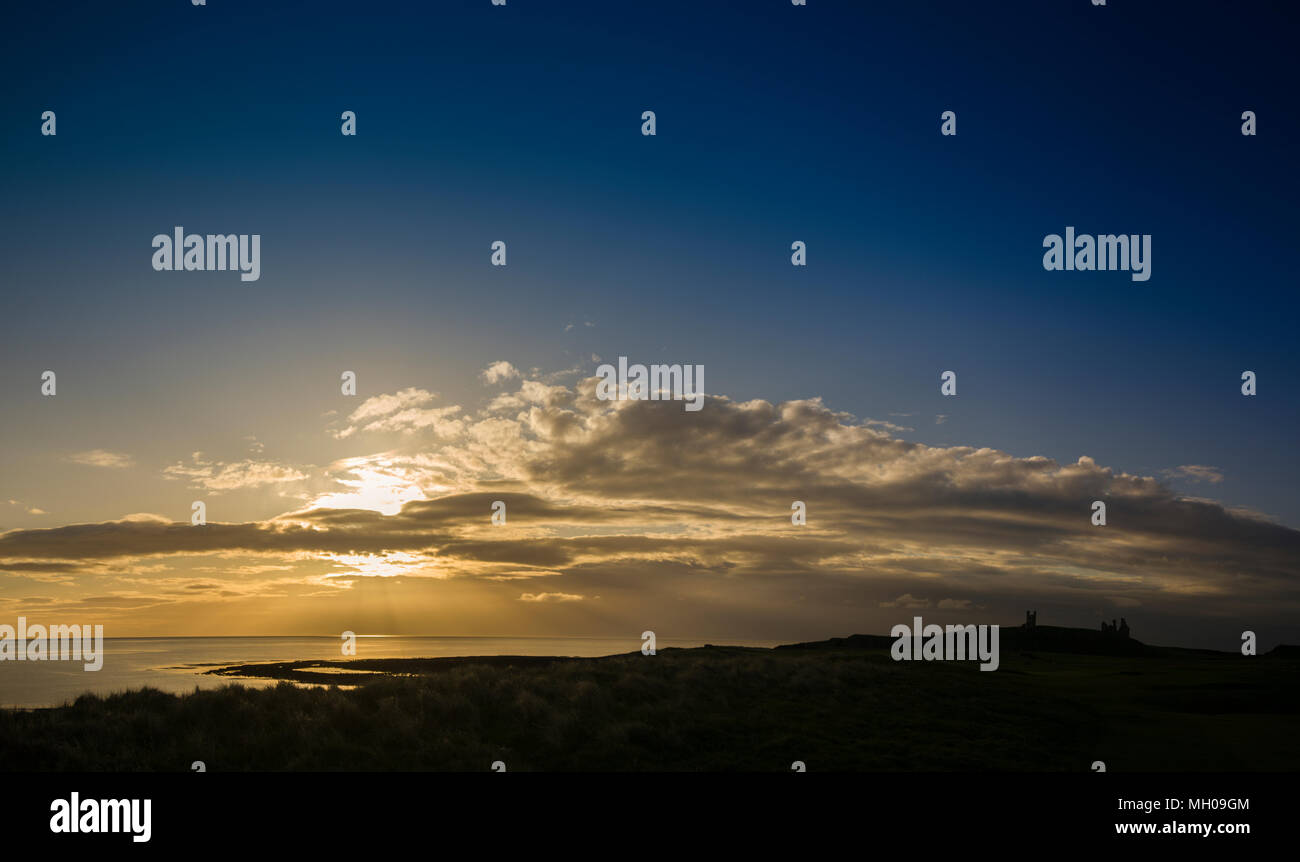 Dunstanburgh Castle, Northumberland, UK Stock Photo - Alamy
