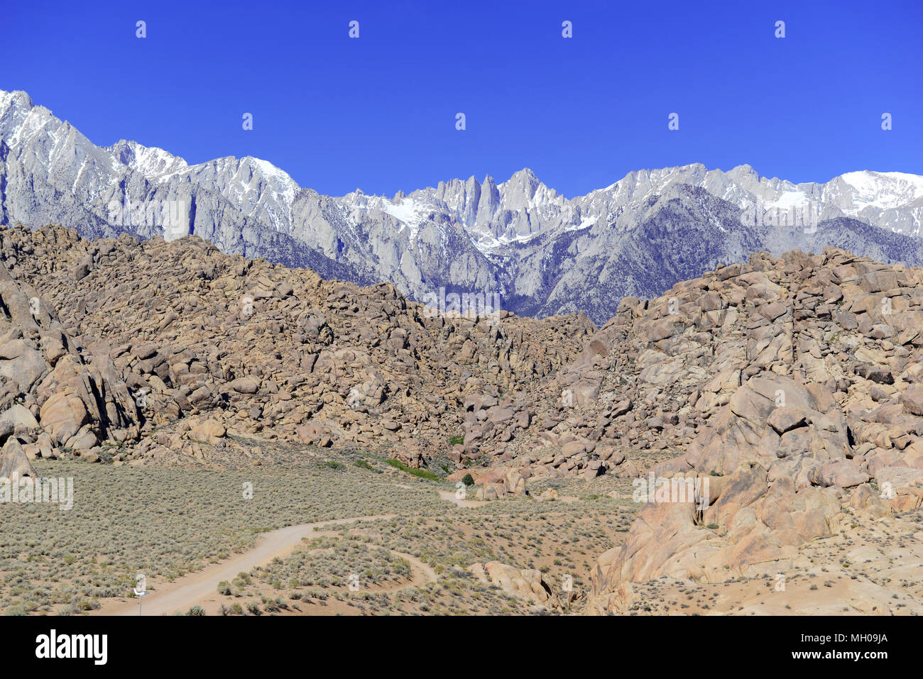 Mount Whitney and the Alabama Hills, California 14er, state high point ...