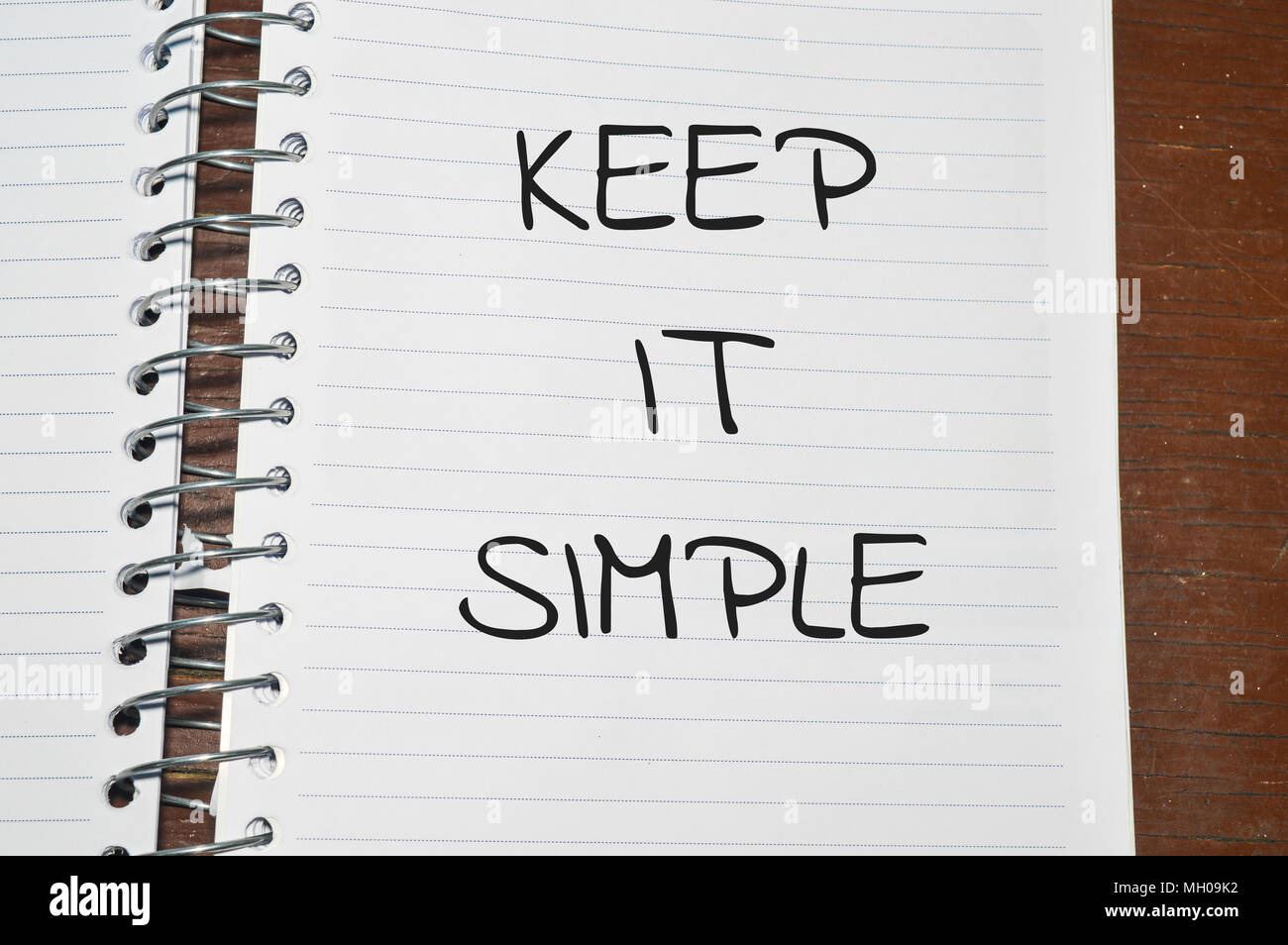 Keep it simple hi-res stock photography and images - Alamy