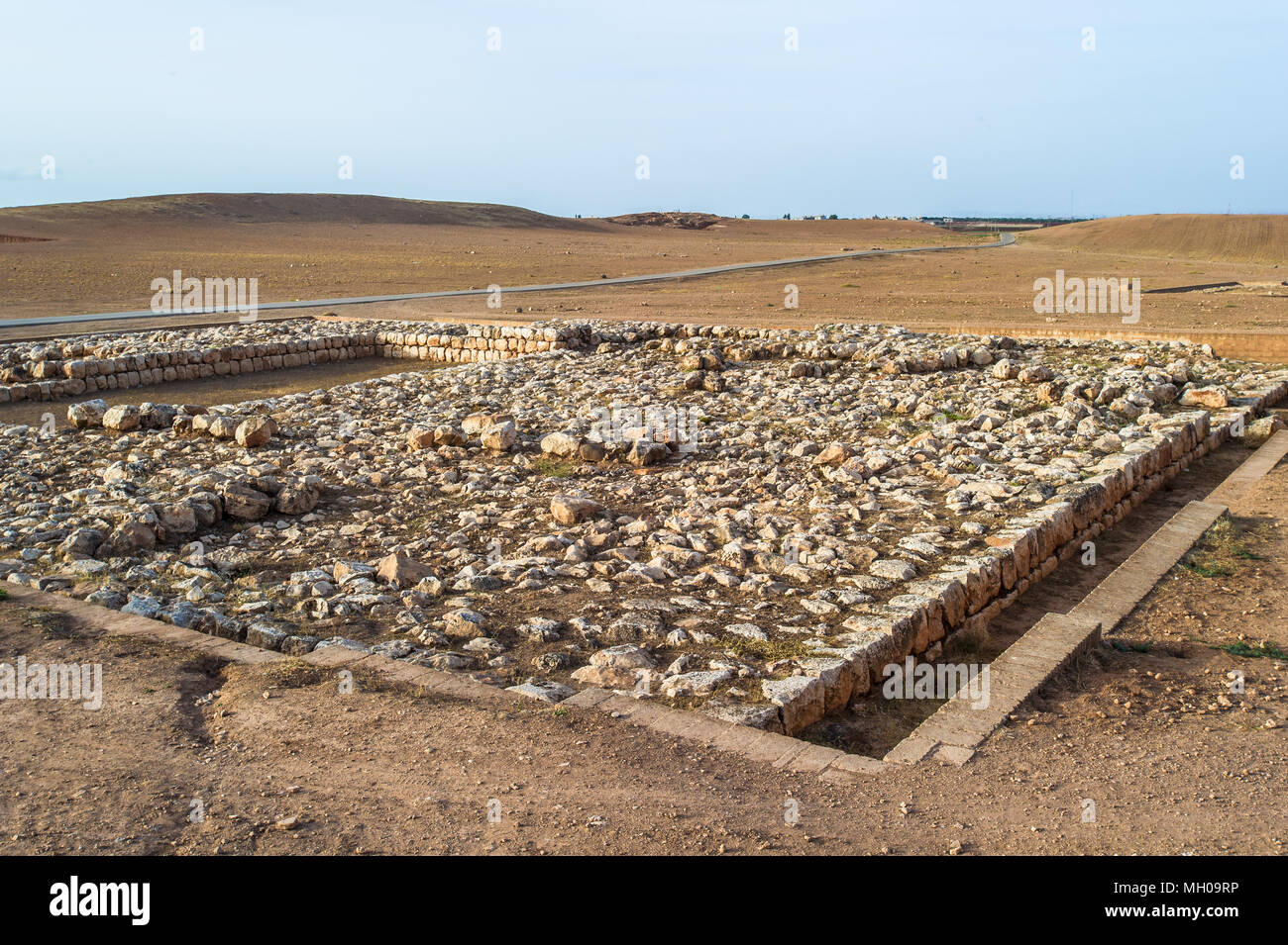 Stones in the desert Stock Photo - Alamy