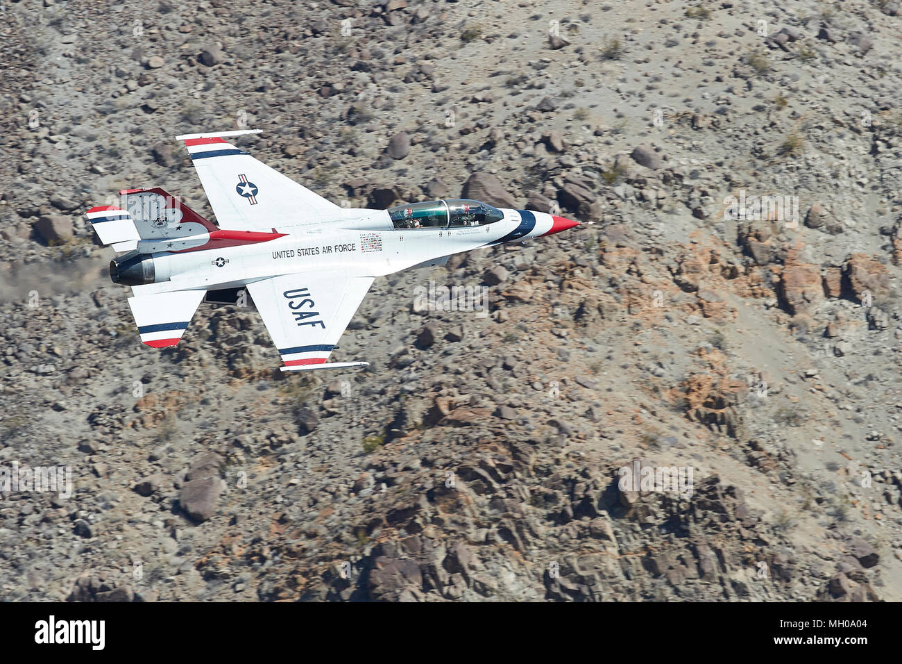 US Air Force Lockheed Martin F-16D Fighting Falcon Jet Fighter From The ...