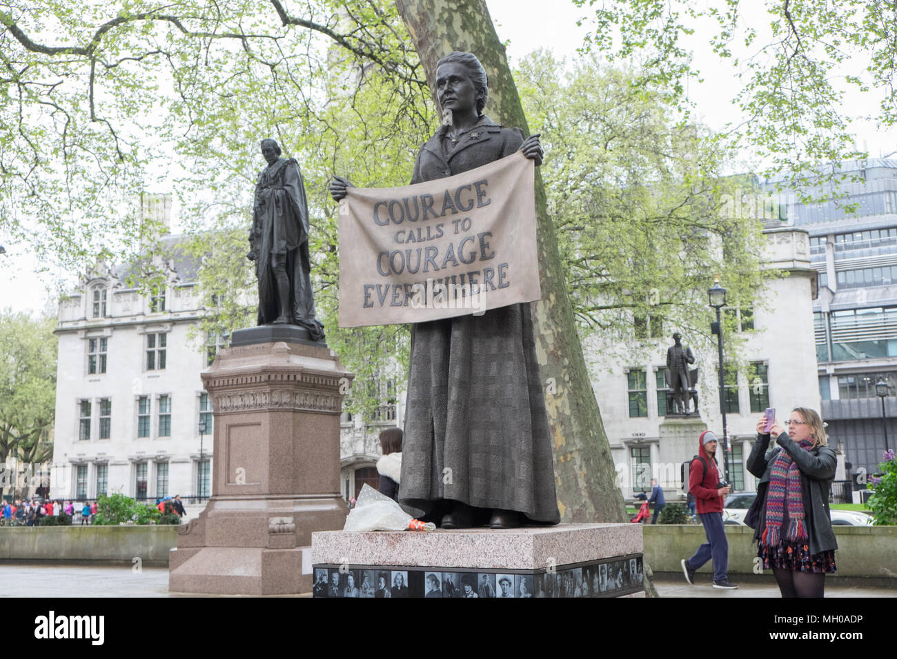 First,statue,of,a,woman,in,this,famous,square,Courage Calls to Courage ...