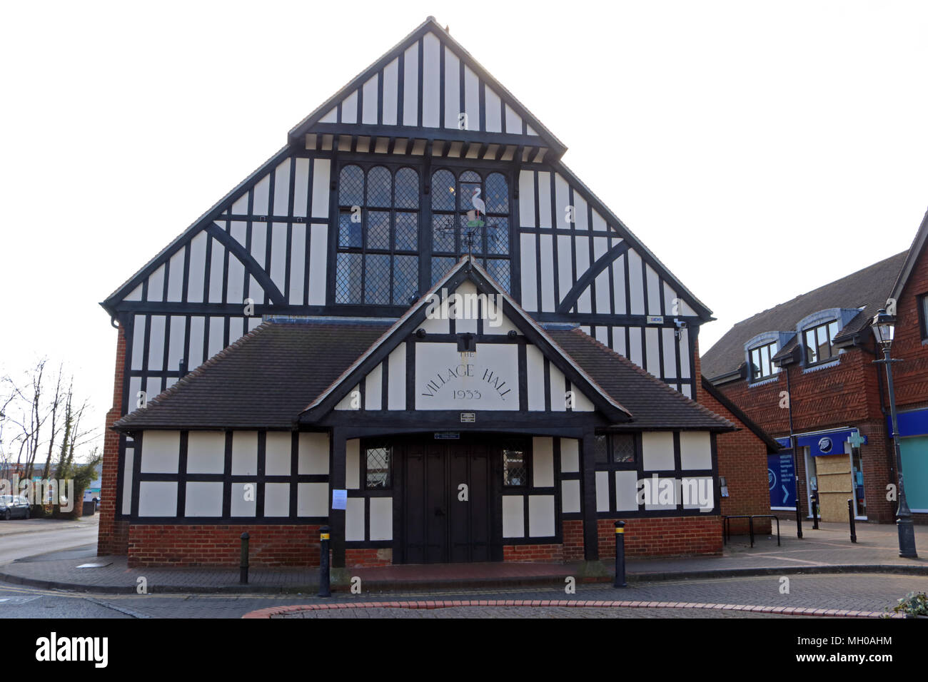 Cranleigh village hall in Surrey. The largest village in England Stock ...