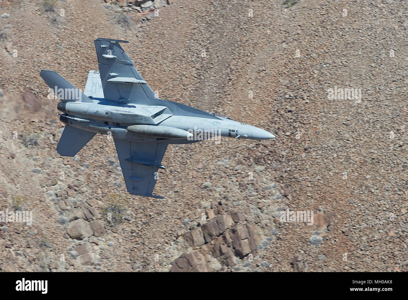 Profile View Of A United States Navy F/A-18F Super Hornet Jet Fighter ...