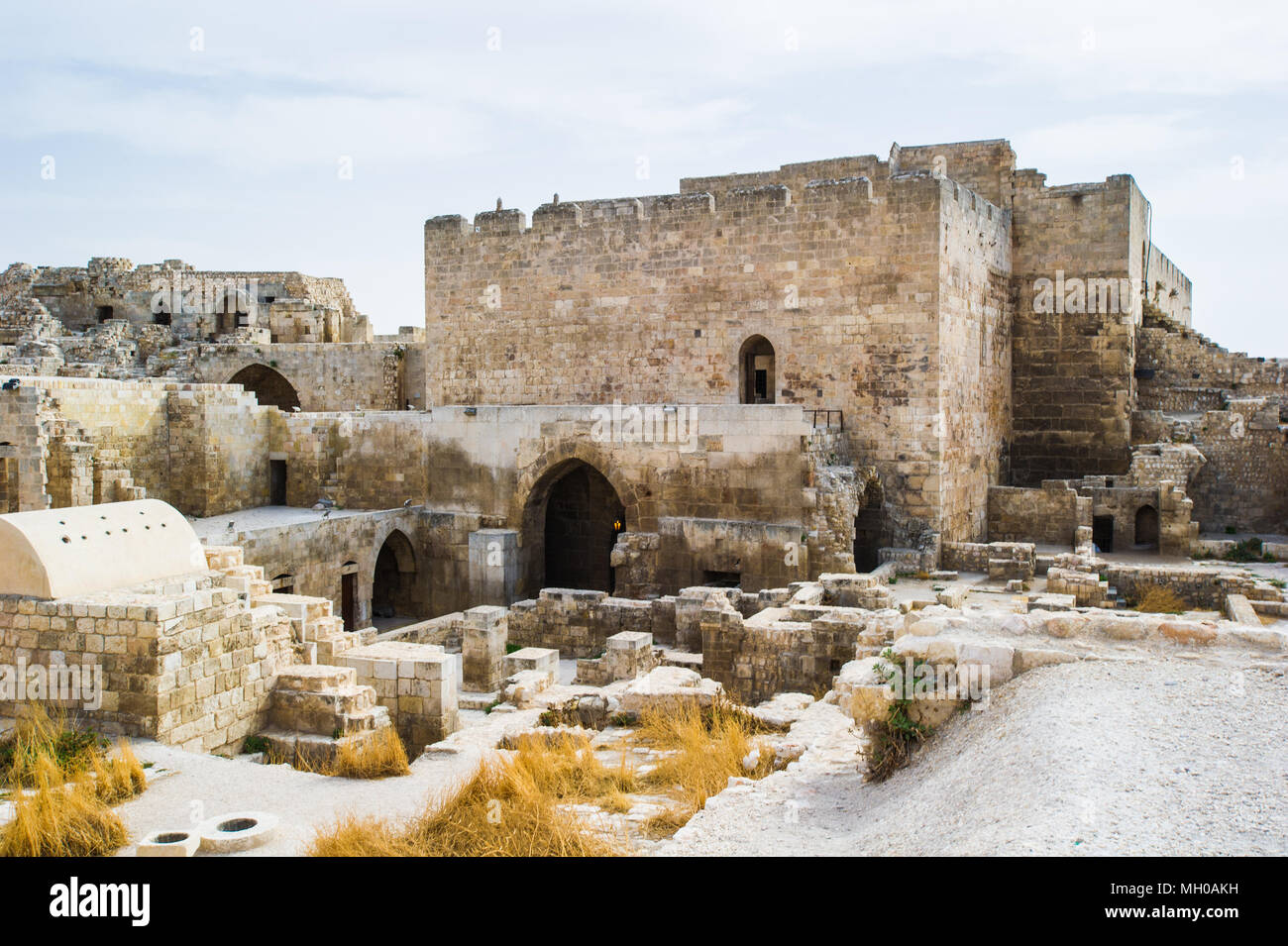 Ruins of the Old City of Aleppo, Syria Stock Photo - Alamy