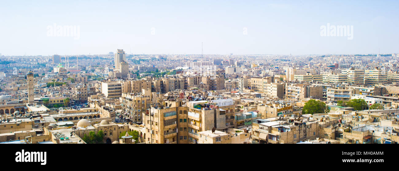 Cityscape of Aleppo, Syria Stock Photo - Alamy