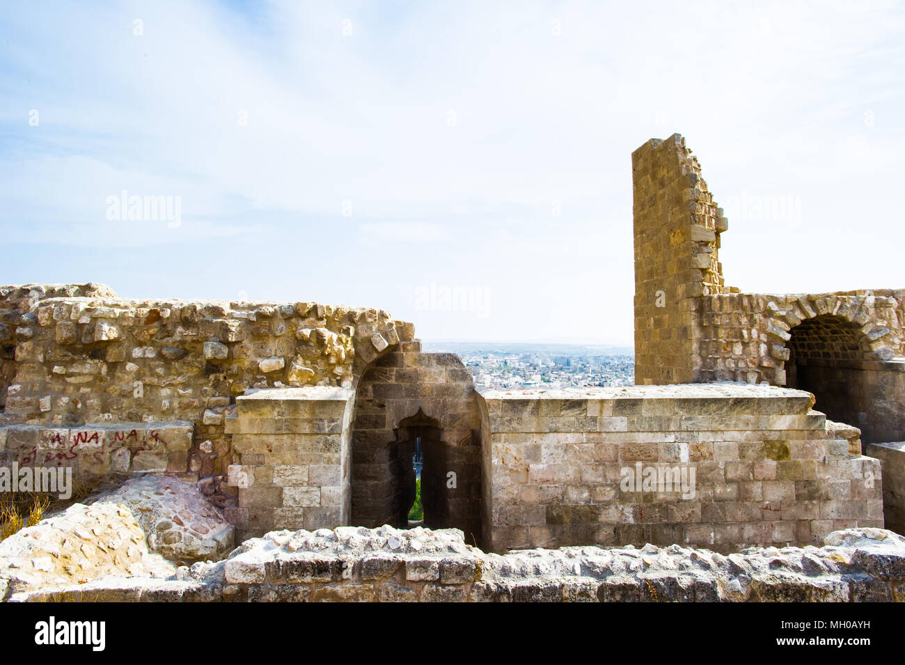 Ancient architecture of the Old City of Aleppo, Syria Stock Photo - Alamy