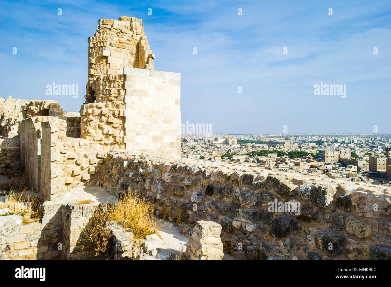 Ancient architecture of the Old City of Aleppo, Syria Stock Photo - Alamy