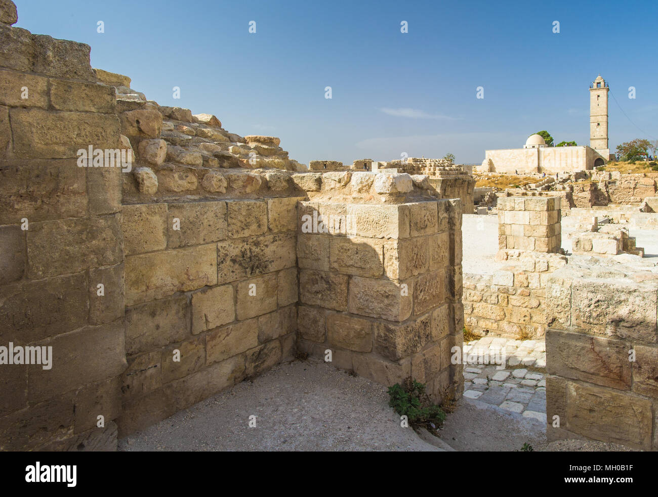 Ruins of Old Aleppo, Syria, one of the oldest continuously inhabited ...